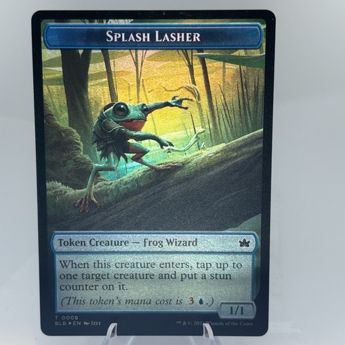 Splash Lasher Frog Wizard and Rat Token Creature Double-sided ...