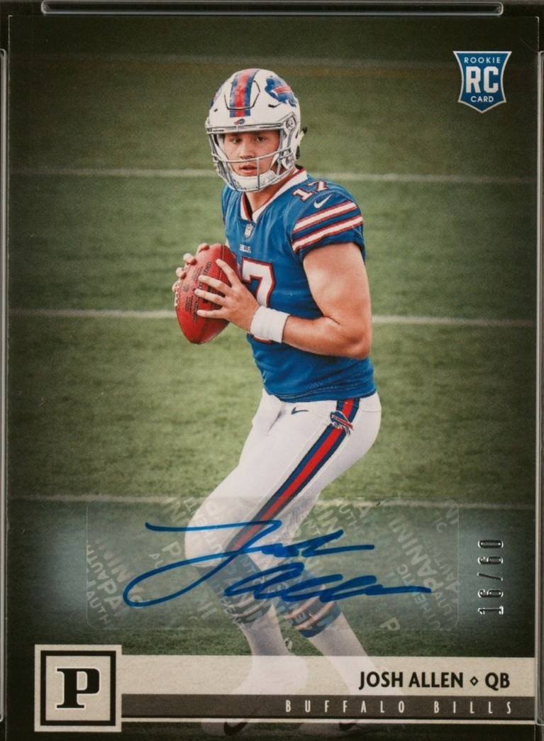 2018 Panini - Rookies Josh Allen #307 Autographs /60 (AU, RC) for sale ...