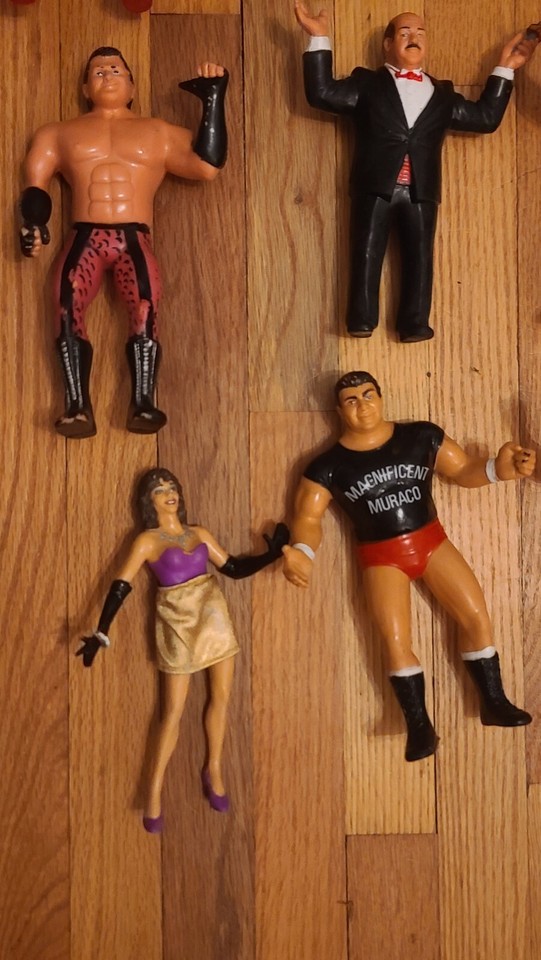 Huge Lot Of 28 Vintage 1980s WWF Wrestling Action Figures Don't Miss ...