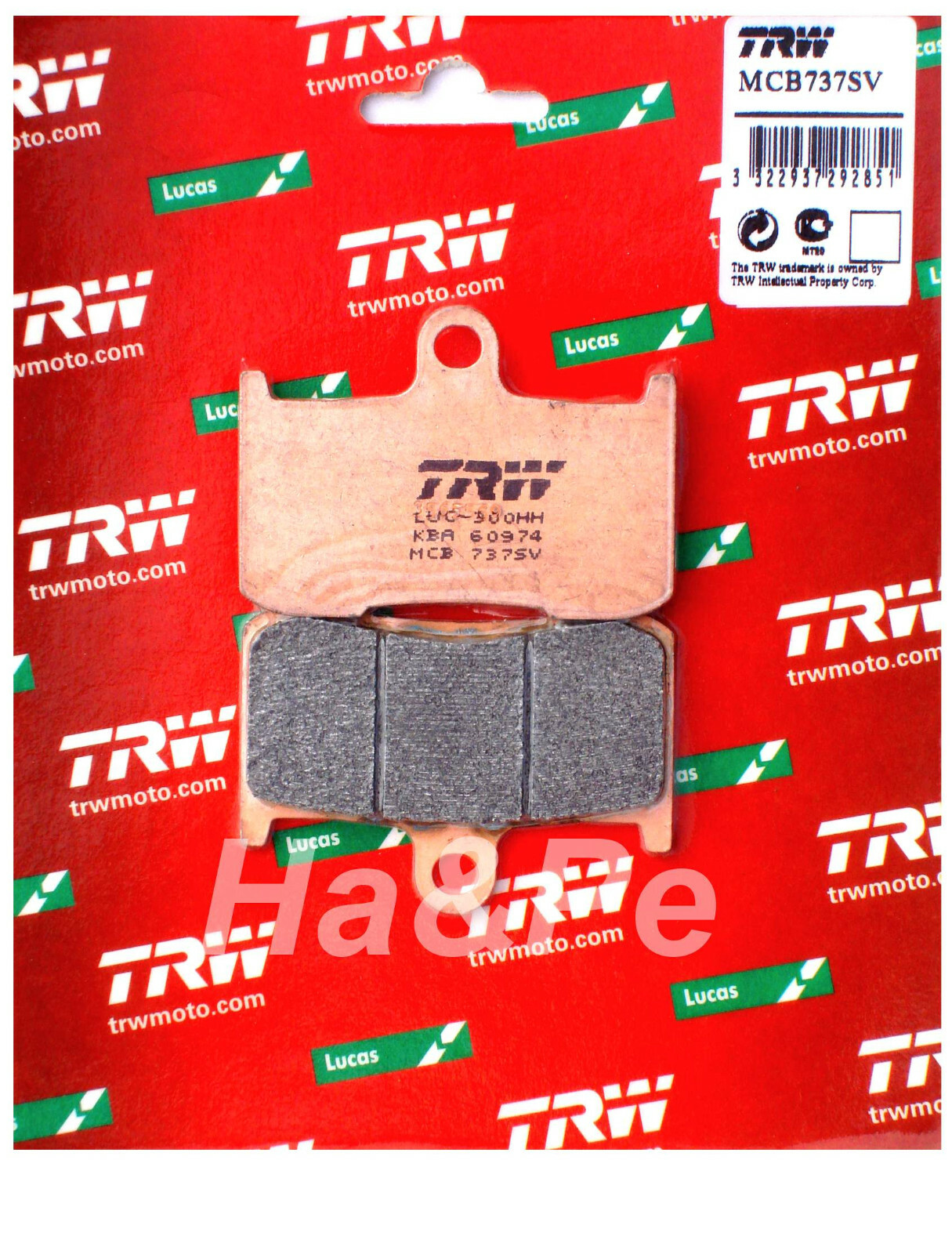 MCB737SV Triumph - TRW-Lucas Bremsbeläge Bremsklotz brake pads Sinter ...