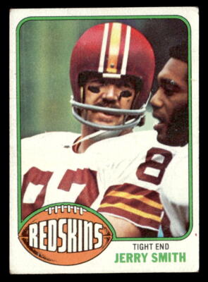 Jerry Smith 1976 Topps Card #12 Washington Redskins VG-EX | eBay