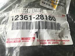Toyota Genuine OEM INSULATOR, ENGINE MOUNTING, FRONT ALPHARD G/V 12361 ...