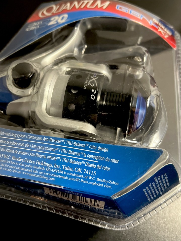 Quantum Gen-X2 Spinning Fishing Reel (5.3:1) Size 20 | eBay