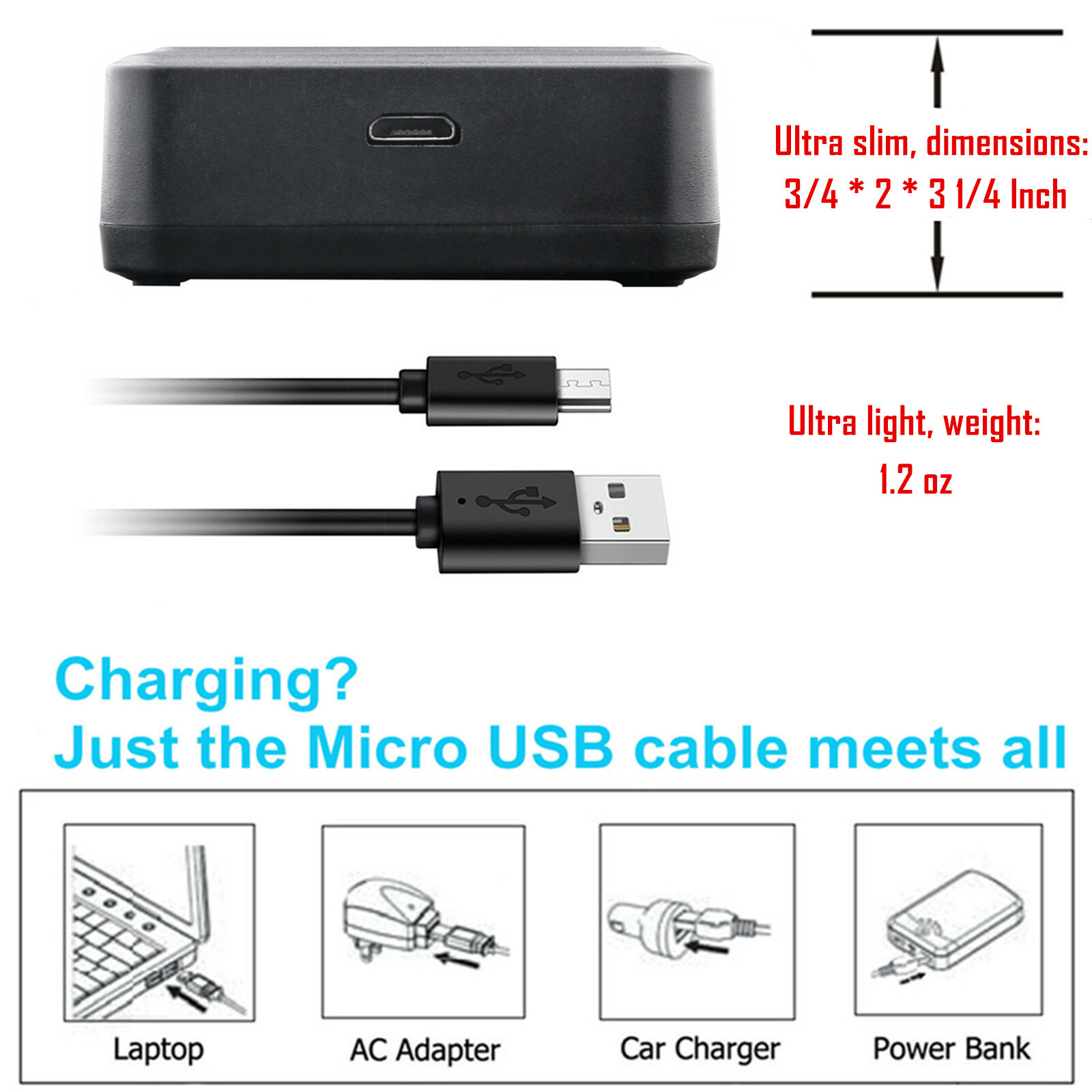 Battery + Charger for Fuji FinePix T350 T360 T400 T410 T500 T510 T550 ...