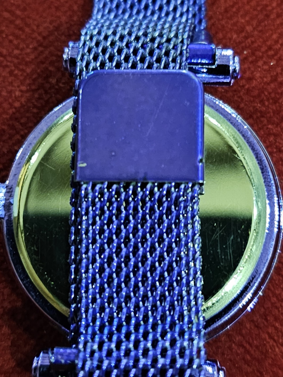 Chaoyada Ladies/Girl Beautiful Quartz Watch Black Glitter Face Purple ...