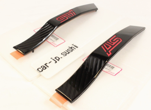 Subaru Genuine WRX R205 STI 08-14 Impreza Black Fender Side Moldings ...