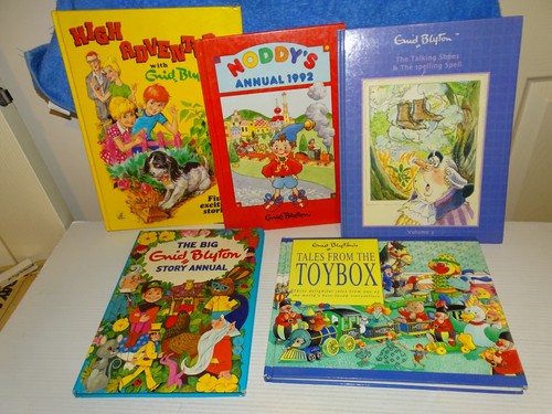 ENID BLYTON 5 X HB * HIGH ADVENTURE NODDY'S ANNUAL,TALES FROM TOYBOX ...