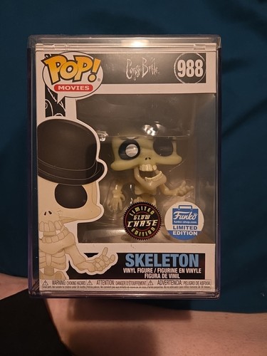 Funko Pop! Vinyl: Corpse Bride - Skeleton (Chase) (Glows in the Dark ...