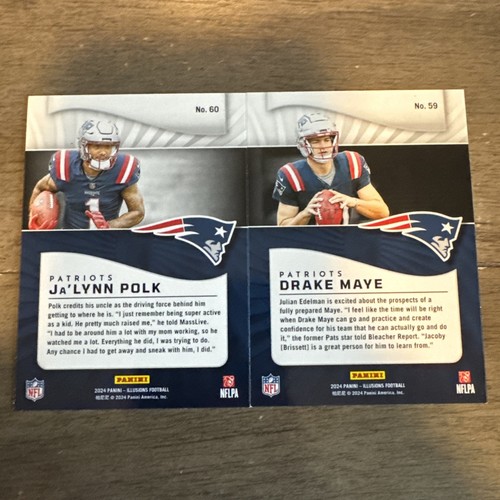 Drake Maye AND Ja’Lynn Polk 2024 Illusions (RC) | eBay