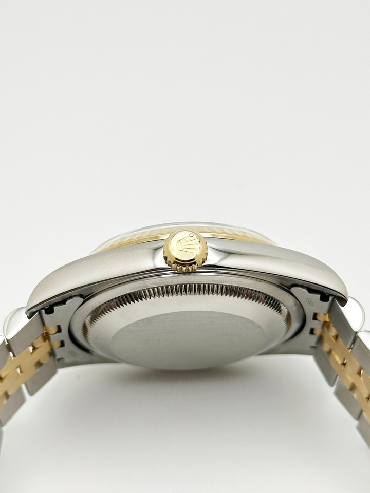 Rolex Datejust 16233 Factory Mother Of Pearl Diamond Dial 18K Gold ...