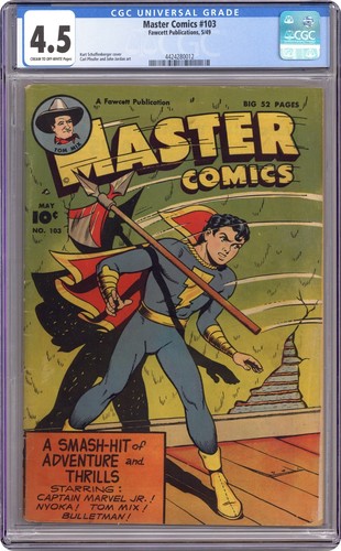 Master Comics #103 CGC 4.5 1949 4424280012 | eBay