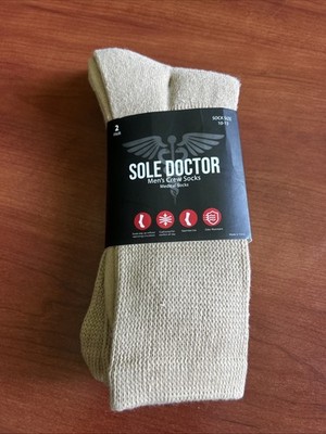 Sole Doctor Men Crew Socks- Medical Socks | eBay