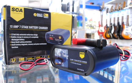 SCA 12V 10 Amp 7 Stage Battery Charger | eBay