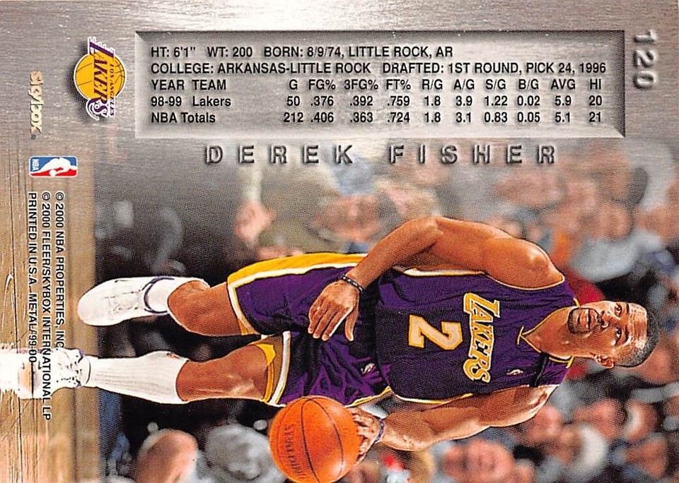 1999-00 Metal #120 Derek Fisher p2s-25543 | eBay
