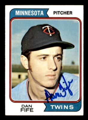1974 Topps Baseball #421 Dan Fife Signed Autograph (no COA) | eBay