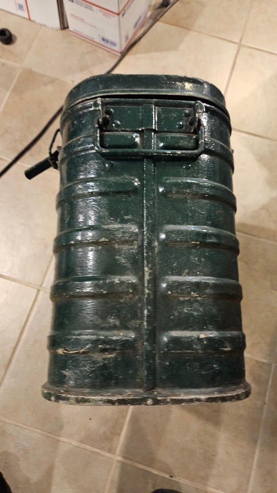 VIETNAM US MILITARY INSULATED FOOD CONTAINER COOLER MERMITE 1962 DATED ...