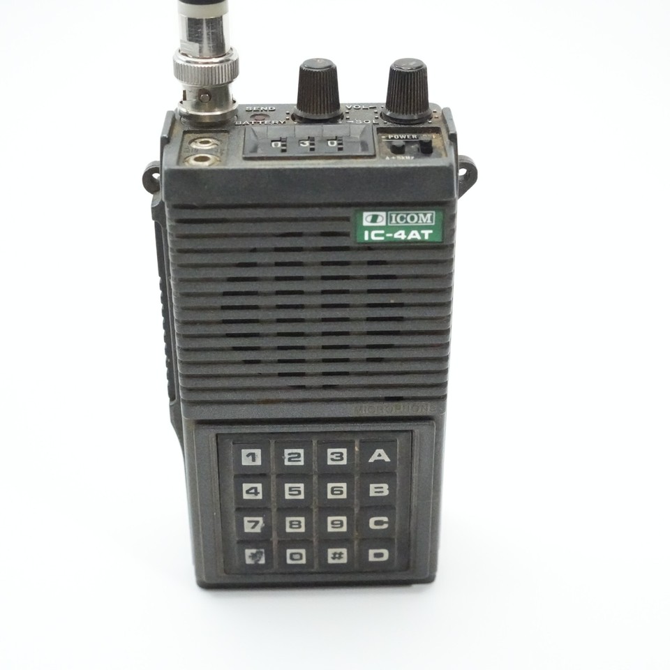 ICOM IC-4AT Handheld HT Radio HAM CB - No Battery | eBay