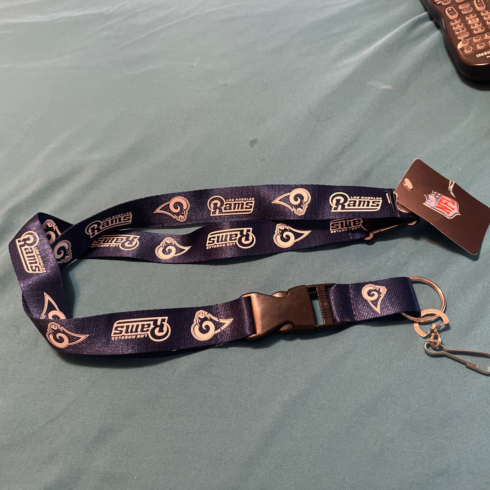 Los Angeles Rams Keychain Lanyard Necklace NFL BLUE OLD LOGO 24” | eBay