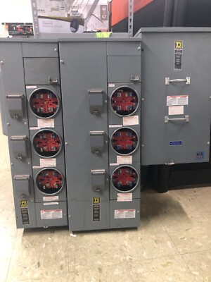 Square D EZ Meter Pak 800amp 6 Meter with 400amp Terminal box 120/240v ...