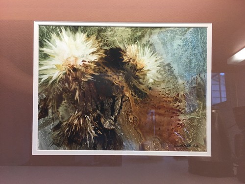 Cathy Welner Watercolor on Gesso “Weeds” Matted And Framed | eBay