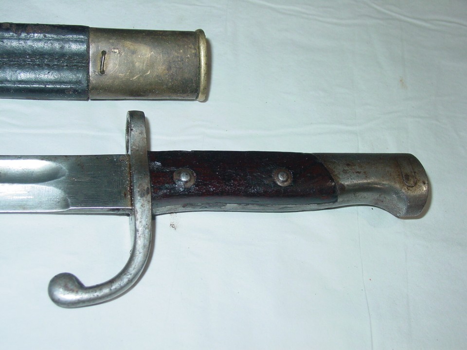 Brazilian M1908 Mauser Bayonet W/ Scabbard 7MM 1908 German Made | eBay