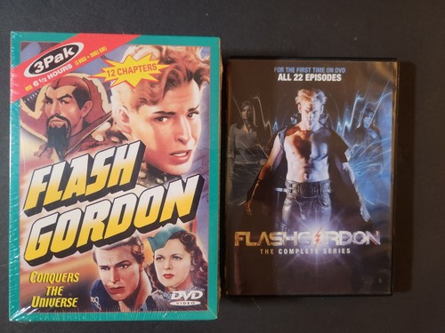 FLASH GORDON DVD SET ~ CONQUERS THE UNIVERSE 2001 3 DISC + COMPLETE ...
