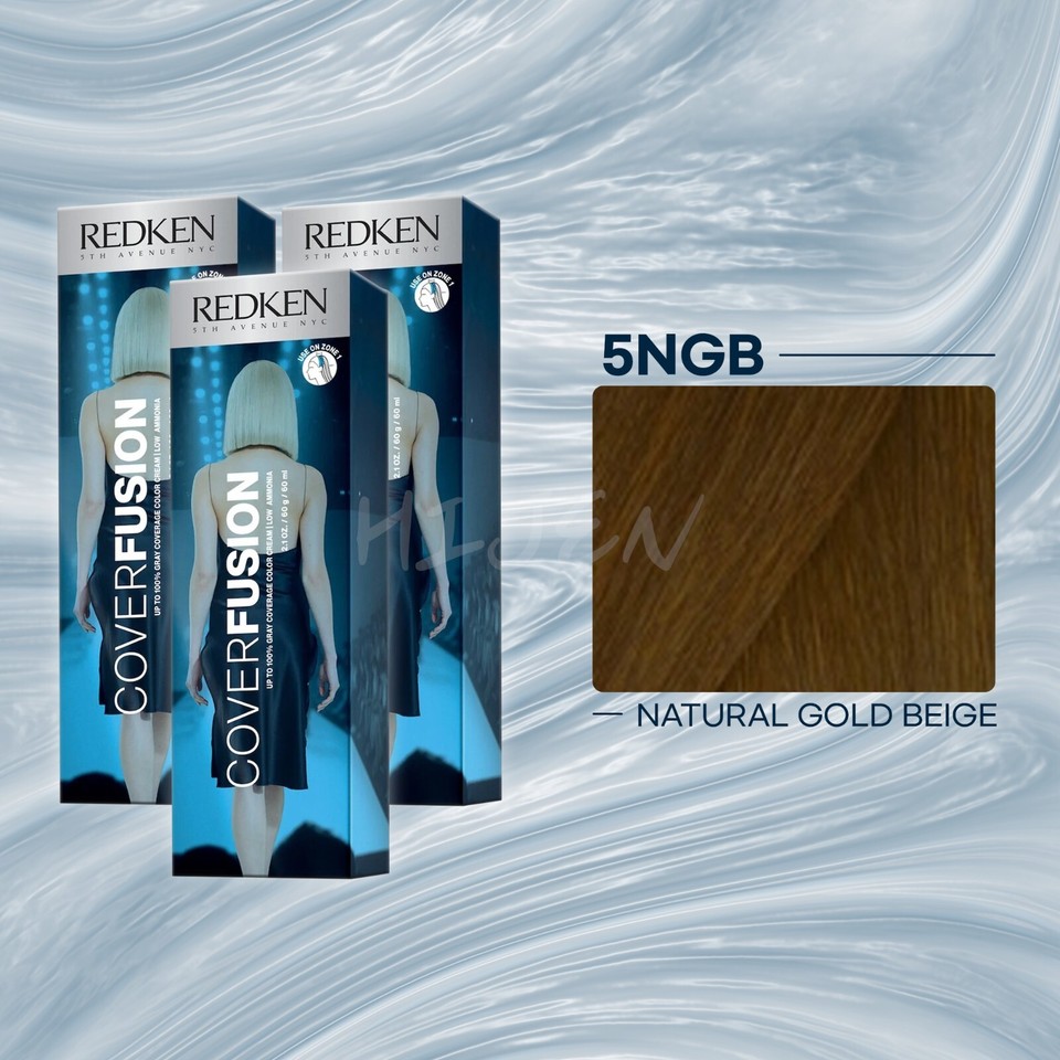 [3PACKS] Redken Cover Fusion 100% Coverage Permanent Color (CHOOSE YOUR ...