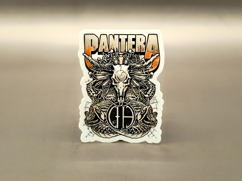 Pantera Stickers Dimebag Darrell Decals Heavy Thrash Metal Band Cowboy ...