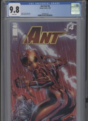 ANT V2 #4 MT 9.8 CGC WHITE PAGES MARIO GULLY COVER STORY AND ART | eBay