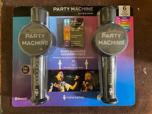 KARAOKE-Singing Party Machine Duet Microphones with Bluetooth / Voice ...