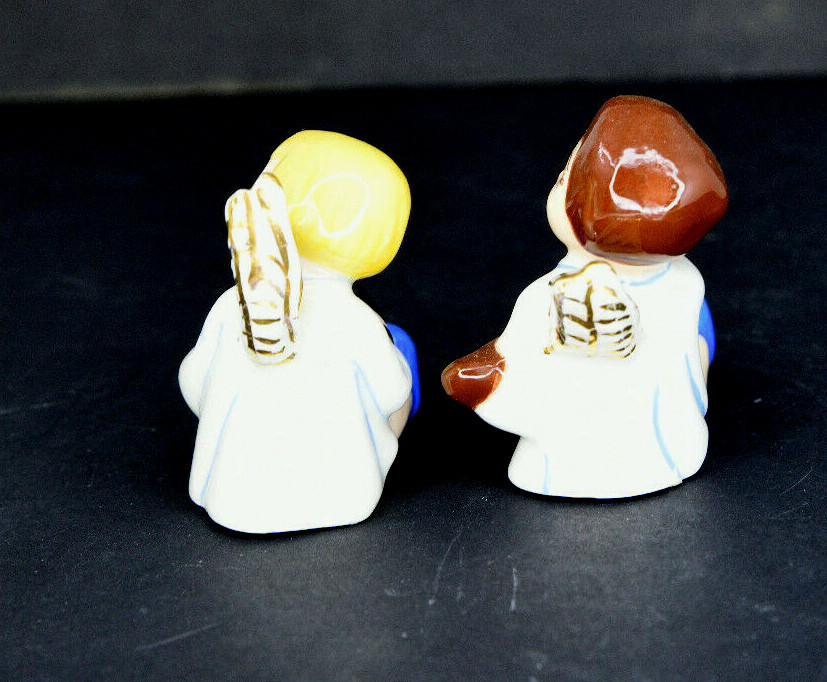 Vintage Musical Angels Playing Instruments Ceramic Figurines | eBay