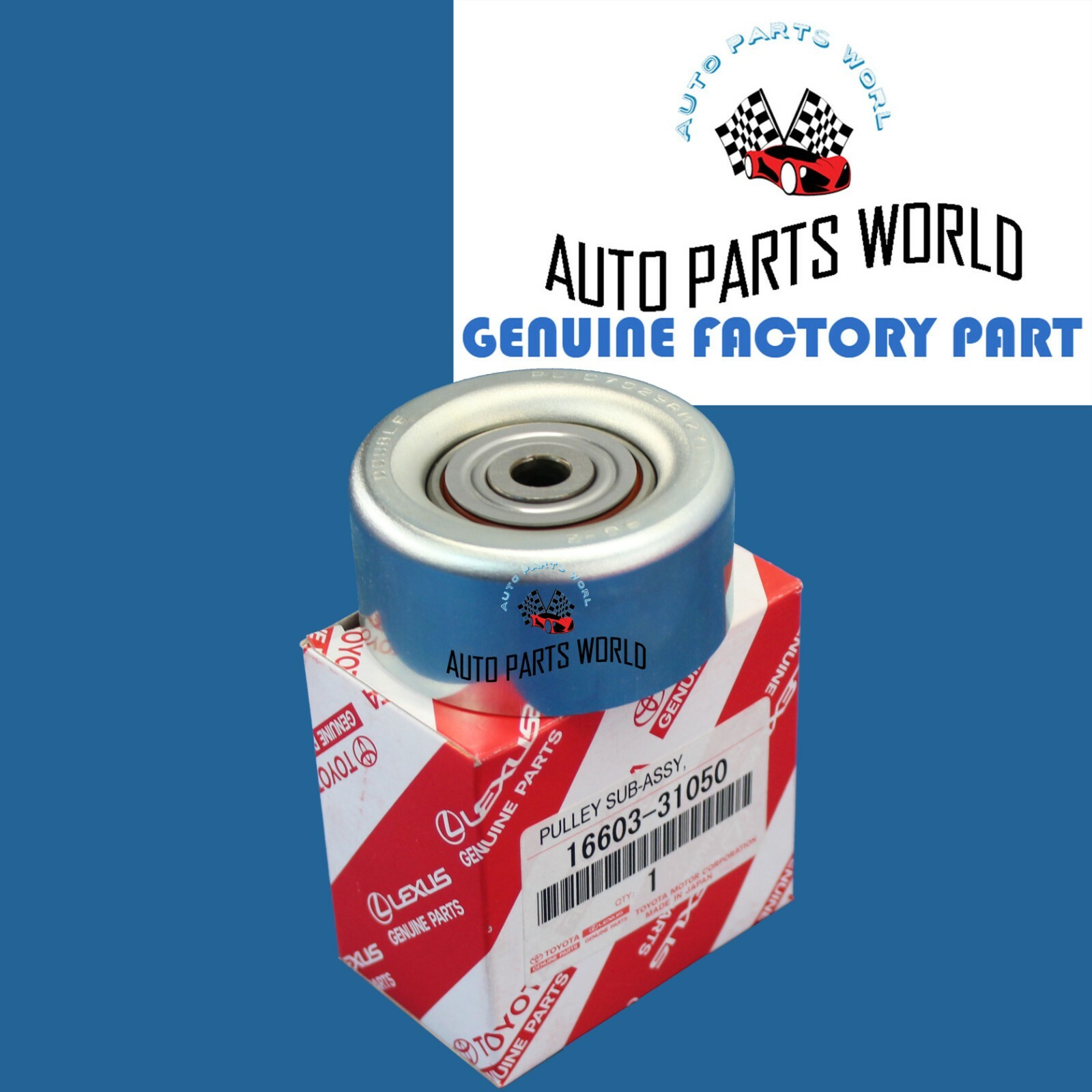 GENUINE OEM TOYOTA 4RUNNER FJ TACOMA TUNDRA DRIVE BELT IDLER PULLEY ...