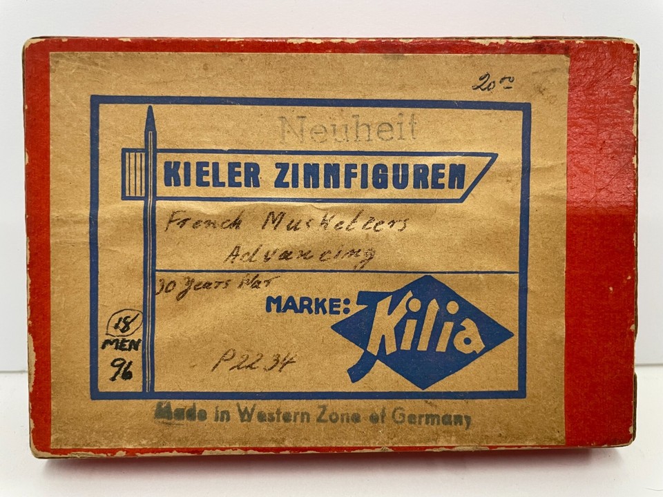 (18) Kilia Kieler Zinnfiguren Tin Flat Soldiers “French Musketeers ...