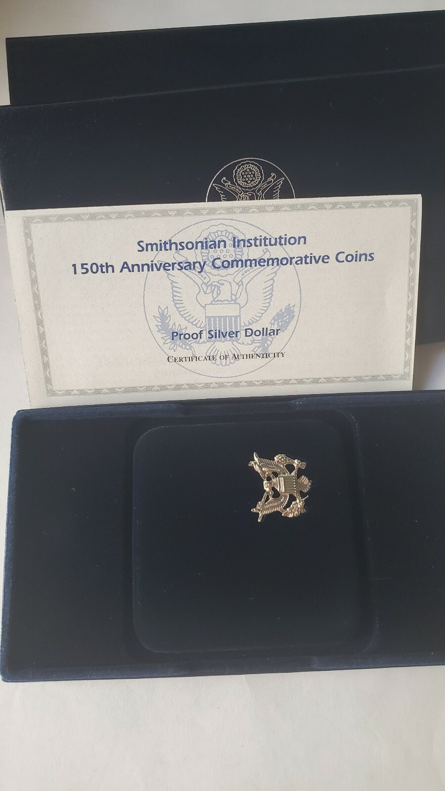 1996 P Silver Dollar Proof Coin SMITHSONIAN Institute 150th ...