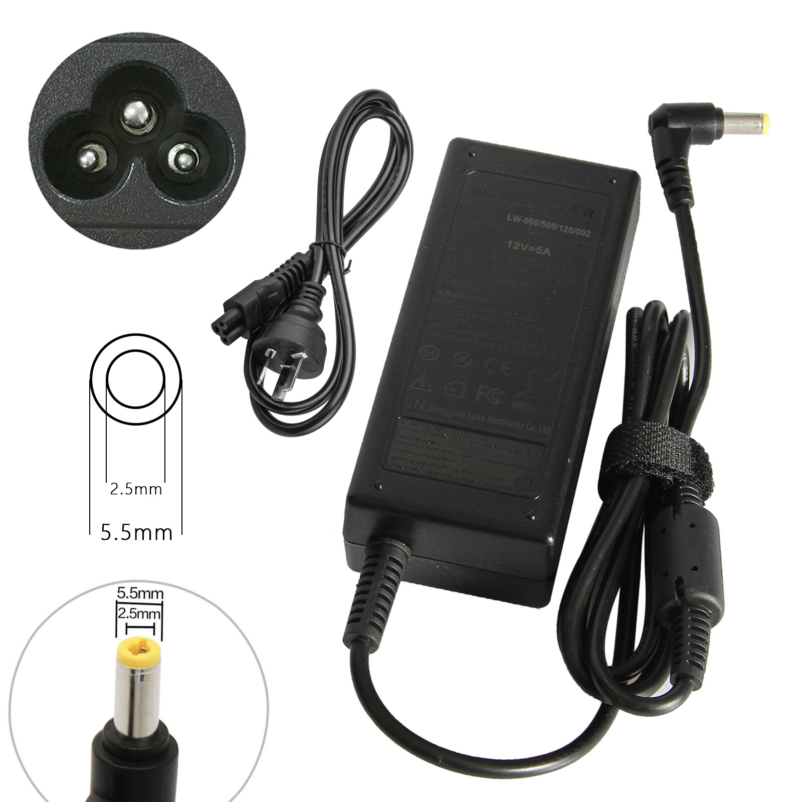 AC Adapter Power Supply Charger For HP 24fw 24f 24wd 22f 22fw 23f ...