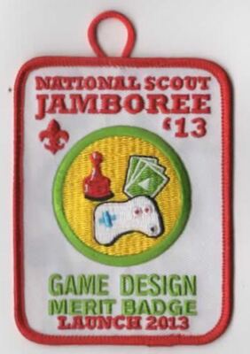 2013 National Scout Jamboree Game Design Merit Badge Launch RED Bdr ...