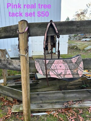 Pink Real tree Western Tack Set | eBay