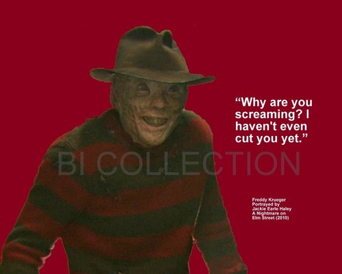 FREDDY KRUEGER "WHY ARE YOU SCREAMING? I HAVEN'T..." QUOTE PHOTO ...