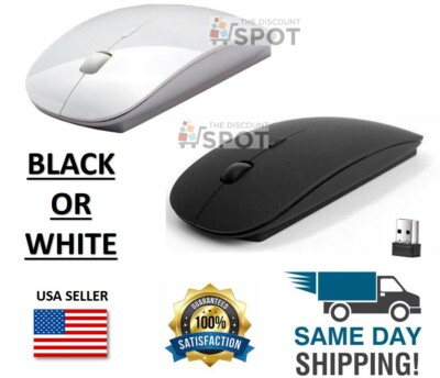 2.4GHz USB Wireless Optical Mouse Mice for Apple Mac Macbook Pro Air PC ...