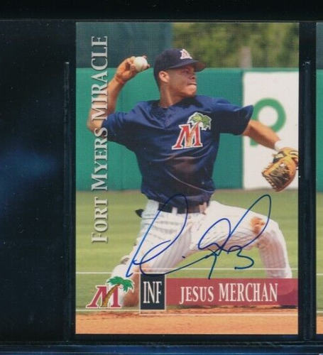 2005 Grandstand #4 Jesus Merchan Fort Myers Miracle Signed Autograph ...