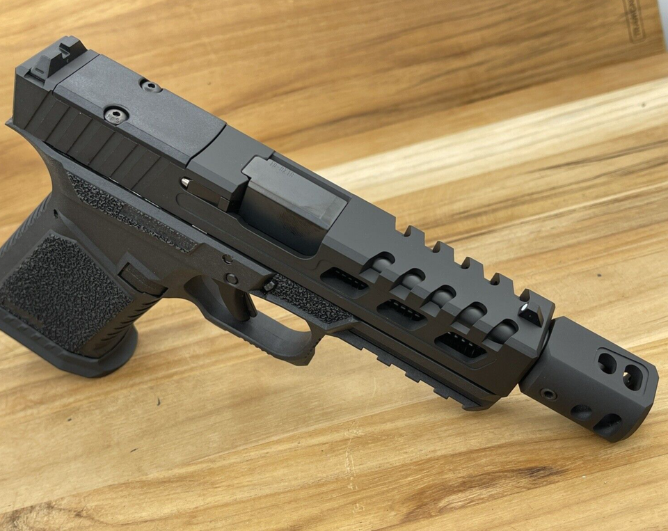 Muzzle Brake Compensator Glock 17, 19, 26 Springfield Hellcat 1/2x28 ...