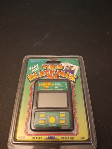 Vtg Radica Video Black Jack 21 Electronic Handheld Game (450) - New ...