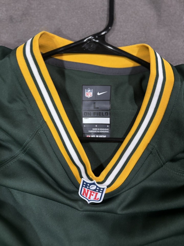 Green Bay Packers Blank Nike On Field Jersey NFL Authentic Size L NWOT ...