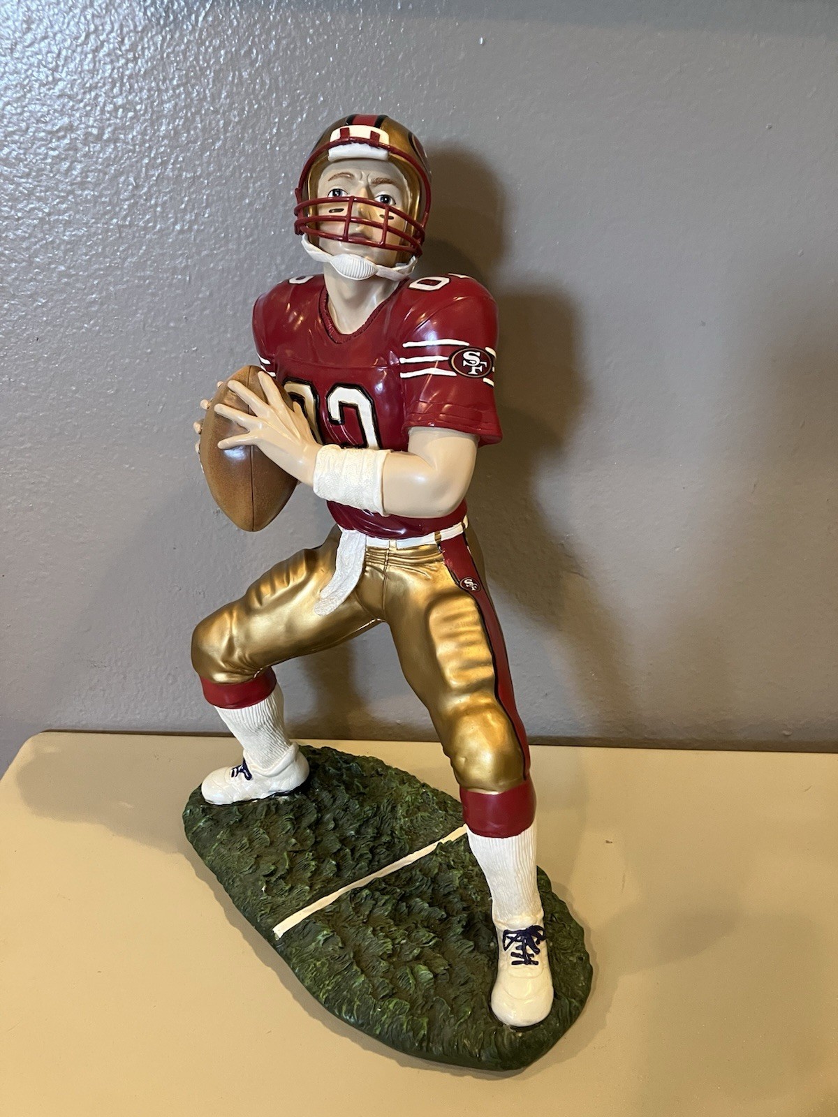 San Francisco 49ers 16" Football Statue Figure #02 QB Team Sports ...
