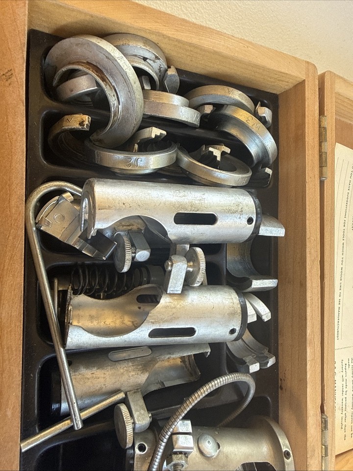 Vintage P&G Valve Gapper Model 300 With Adapters In Wooden Box and ...