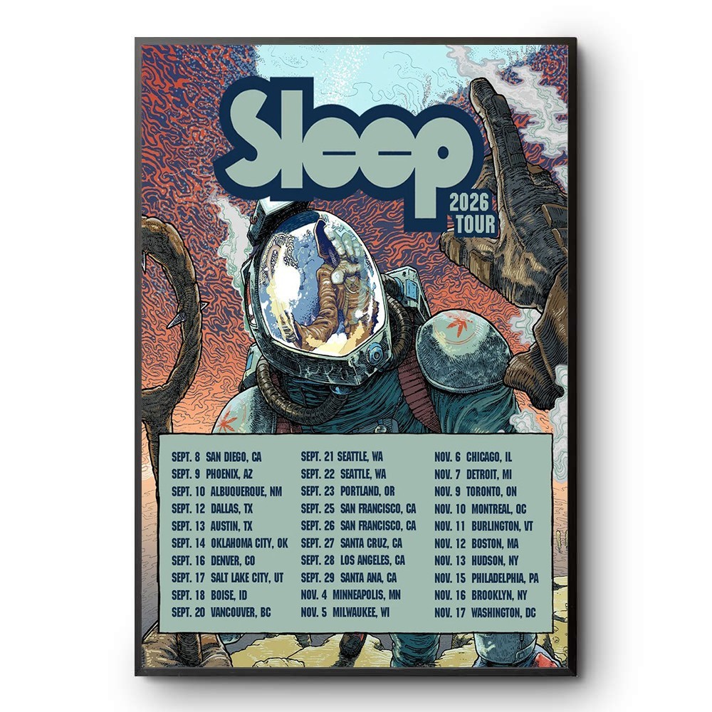Sleep 2026 Concert Tour Poster Doom Metal Band Art Print Wall Decor ...