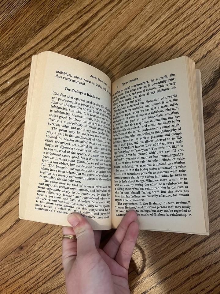 About Behaviorism by B. F. Skinner (1974, Paperback) Vintage ...