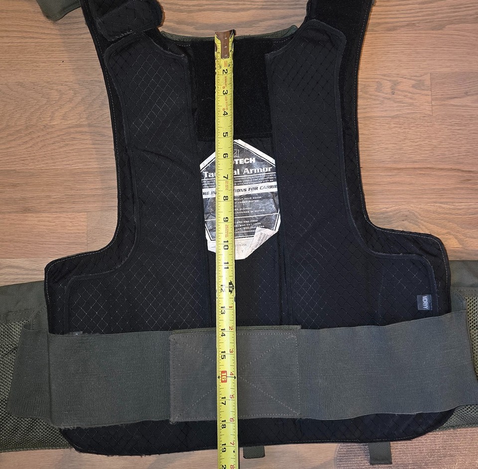 Protech SWAT Body Armor IIIA with Shoulder and Waist Ballistic ...