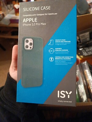 ISY ISC-2206, Backcover, Apple, iPhone 12 Pro Max, Grün Silicone Case | eBay.de