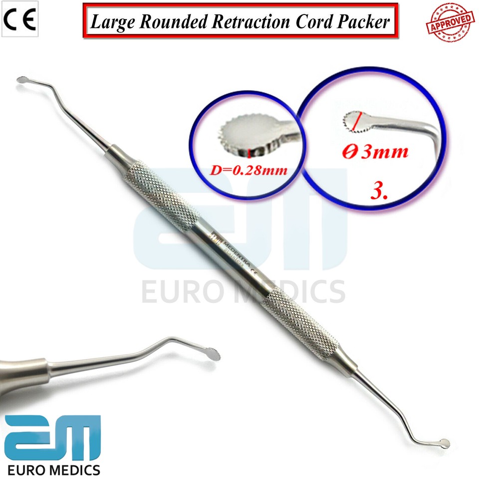 Gingival Cord Packer Retraction Dental Atraumatic Placement Packing ...